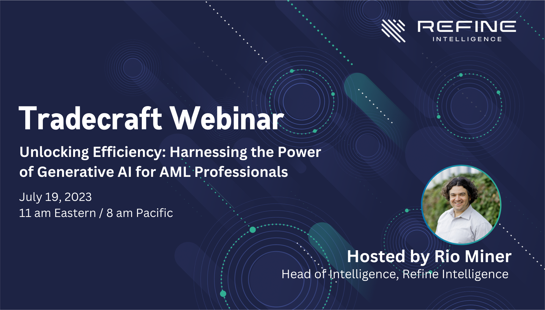 Webinar: Tradecraft GenAI and AML